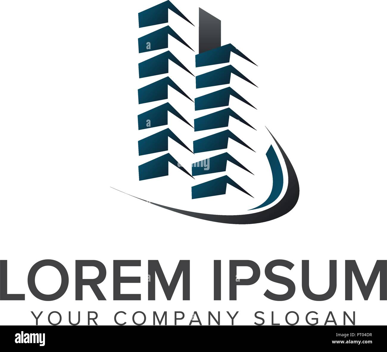 building logo design concept template. Architectural Construction logo ...