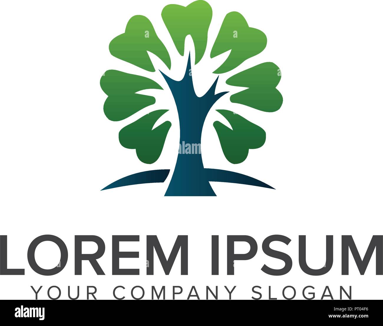 tree dental logo design concept template Stock Vector Image & Art - Alamy