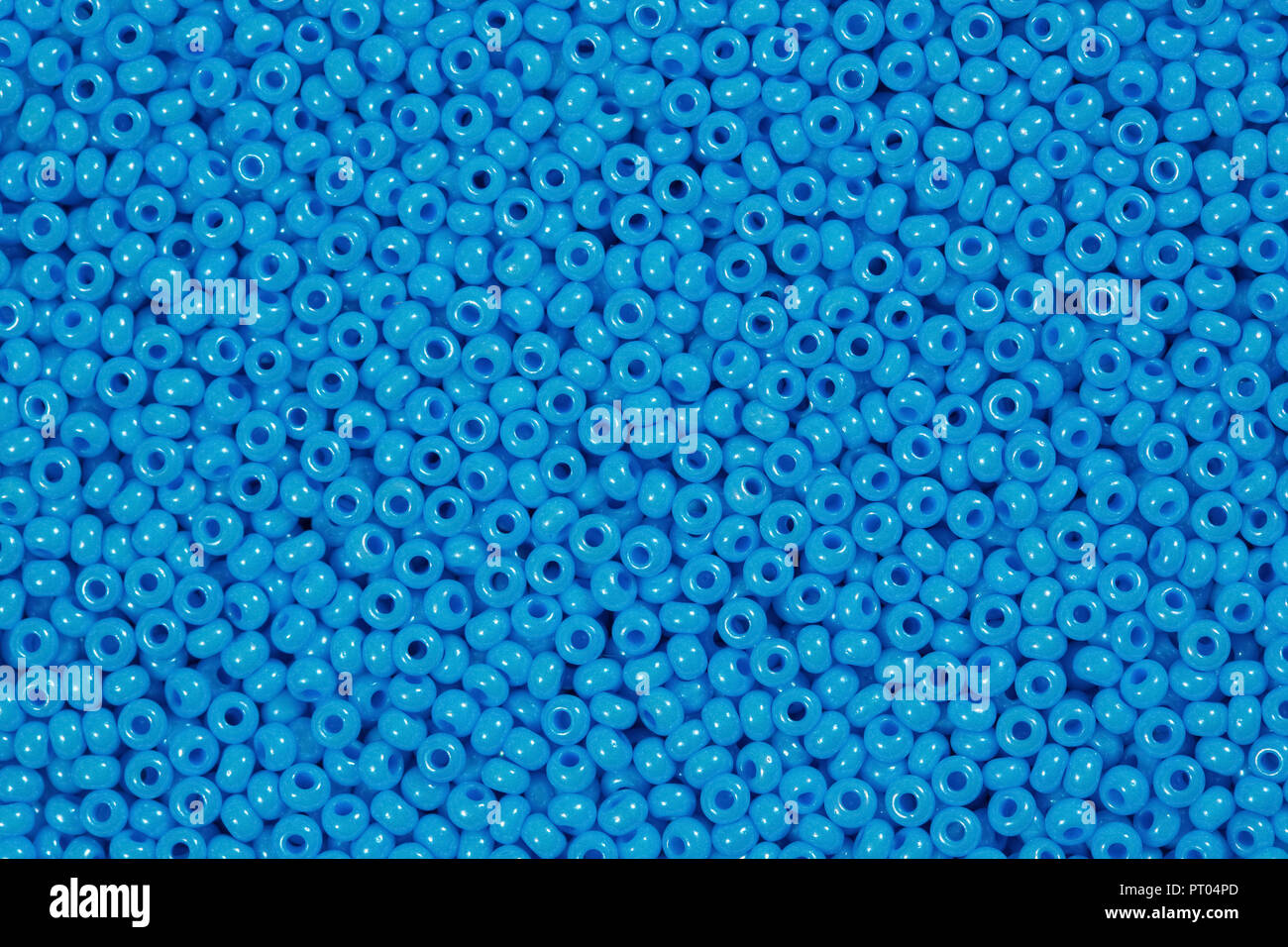 Beads of blue colour close-up. High resolution photo Stock Photo - Alamy