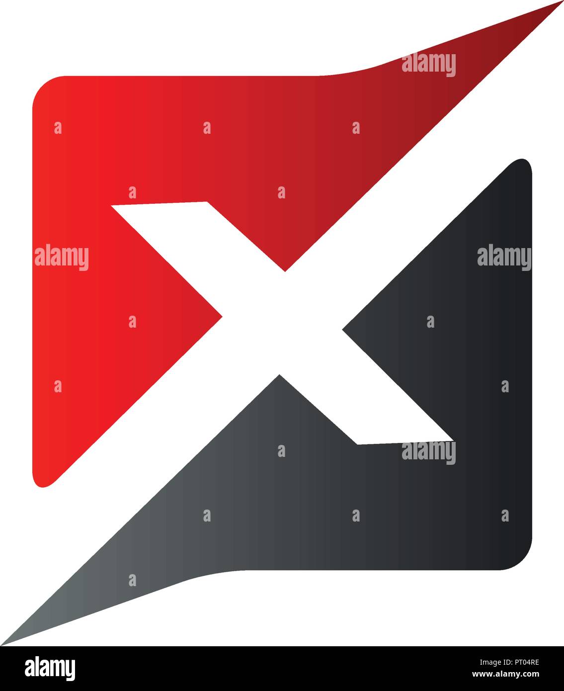 letter x square logo design concept template Stock Vector Image & Art ...