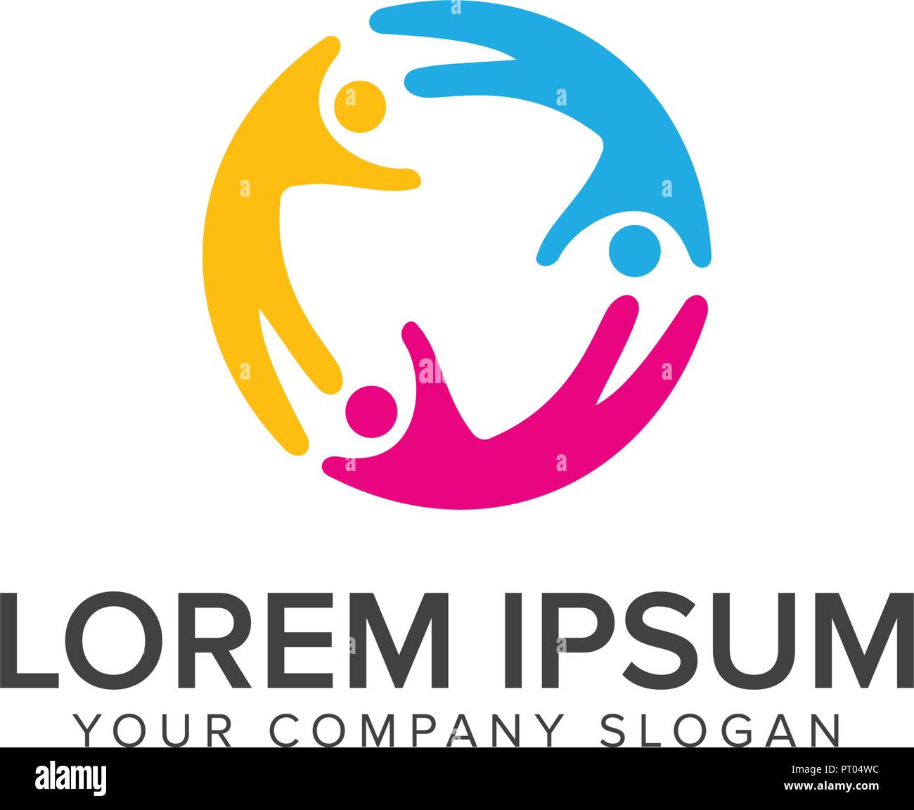 Relationship bonding Stock Vector Images - Alamy