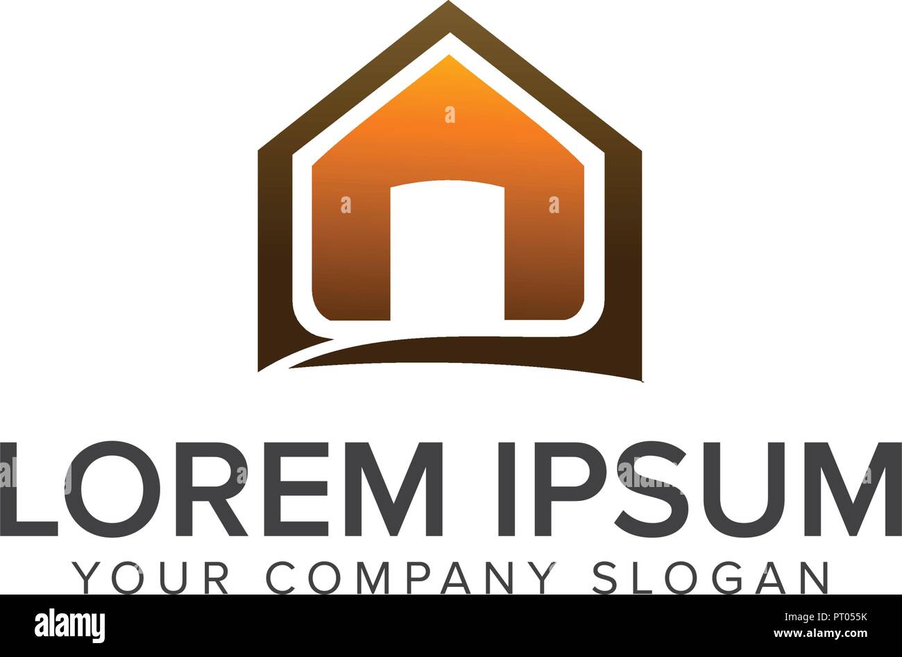 House Real estate logo design concept template Stock Vector Image & Art ...