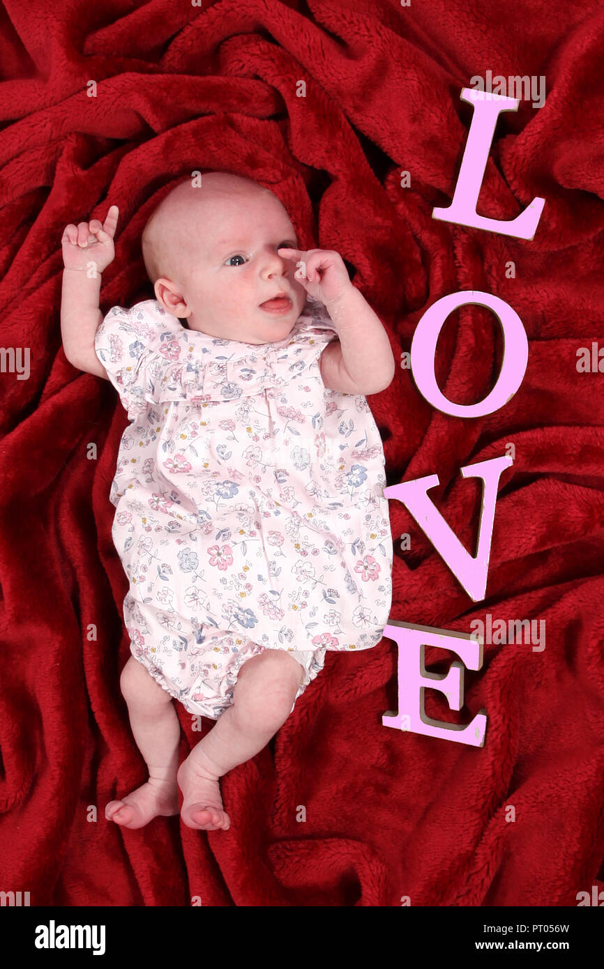 new born baby girl Stock Photo - Alamy