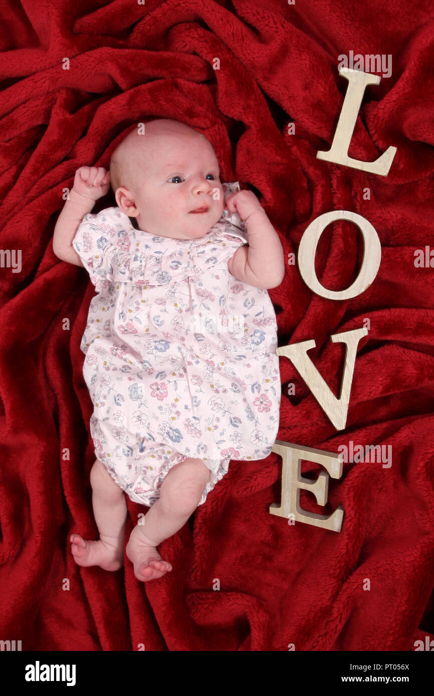 new born baby girl Stock Photo - Alamy