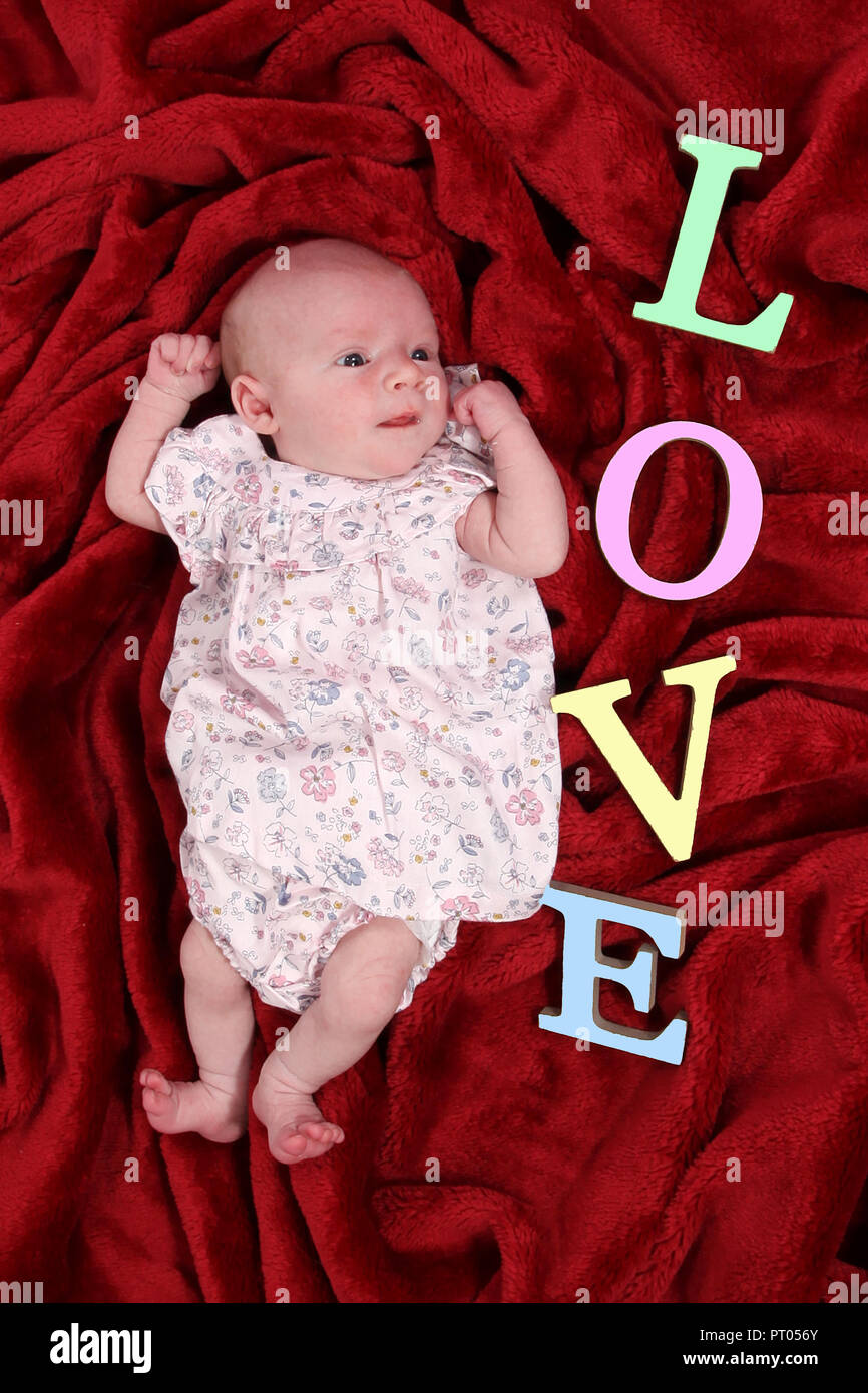 new born baby girl Stock Photo - Alamy