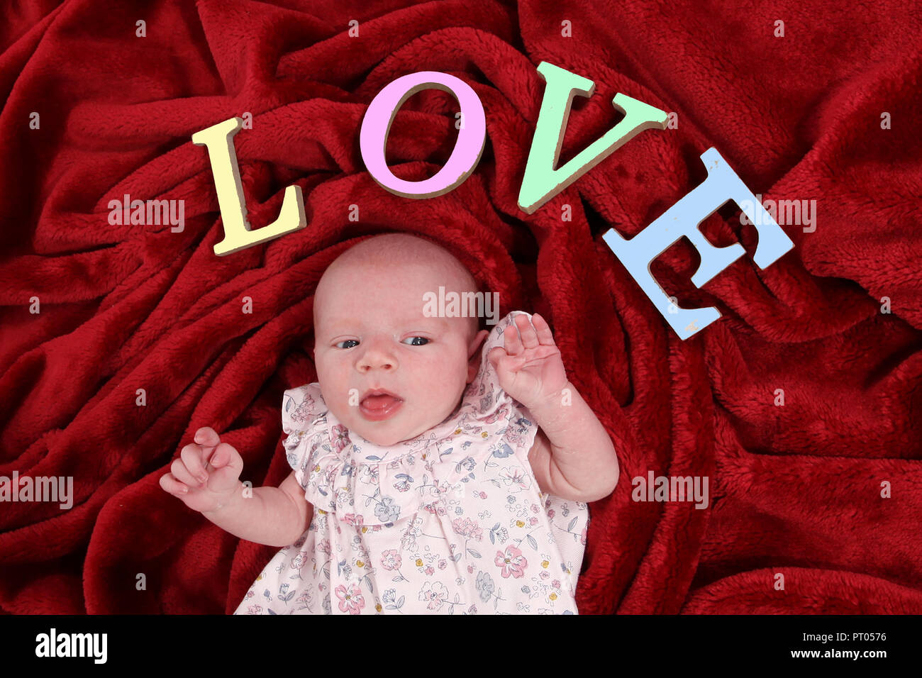 new born baby girl Stock Photo - Alamy