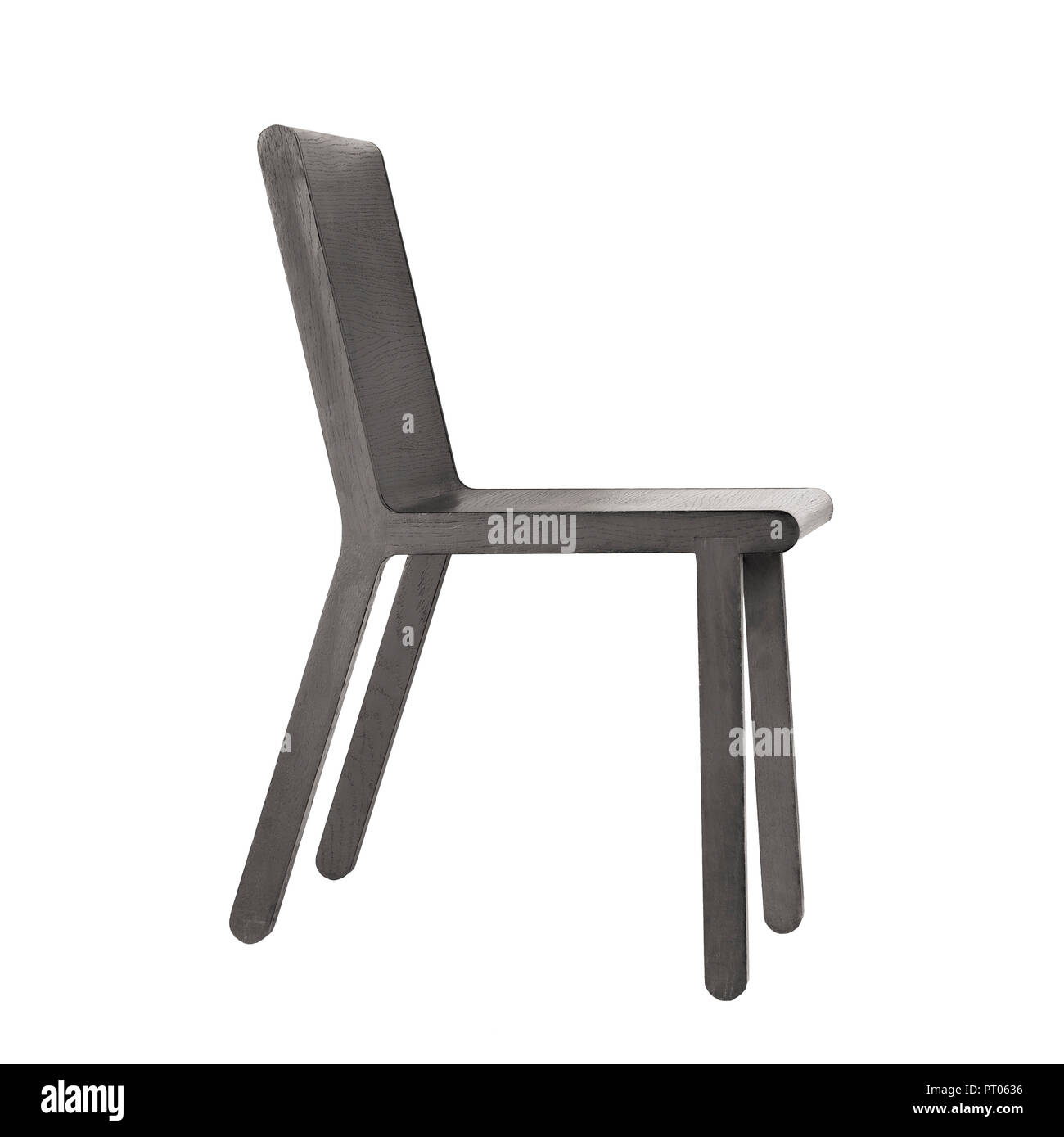 Black painted wooden chair hi-res stock photography and images - Alamy