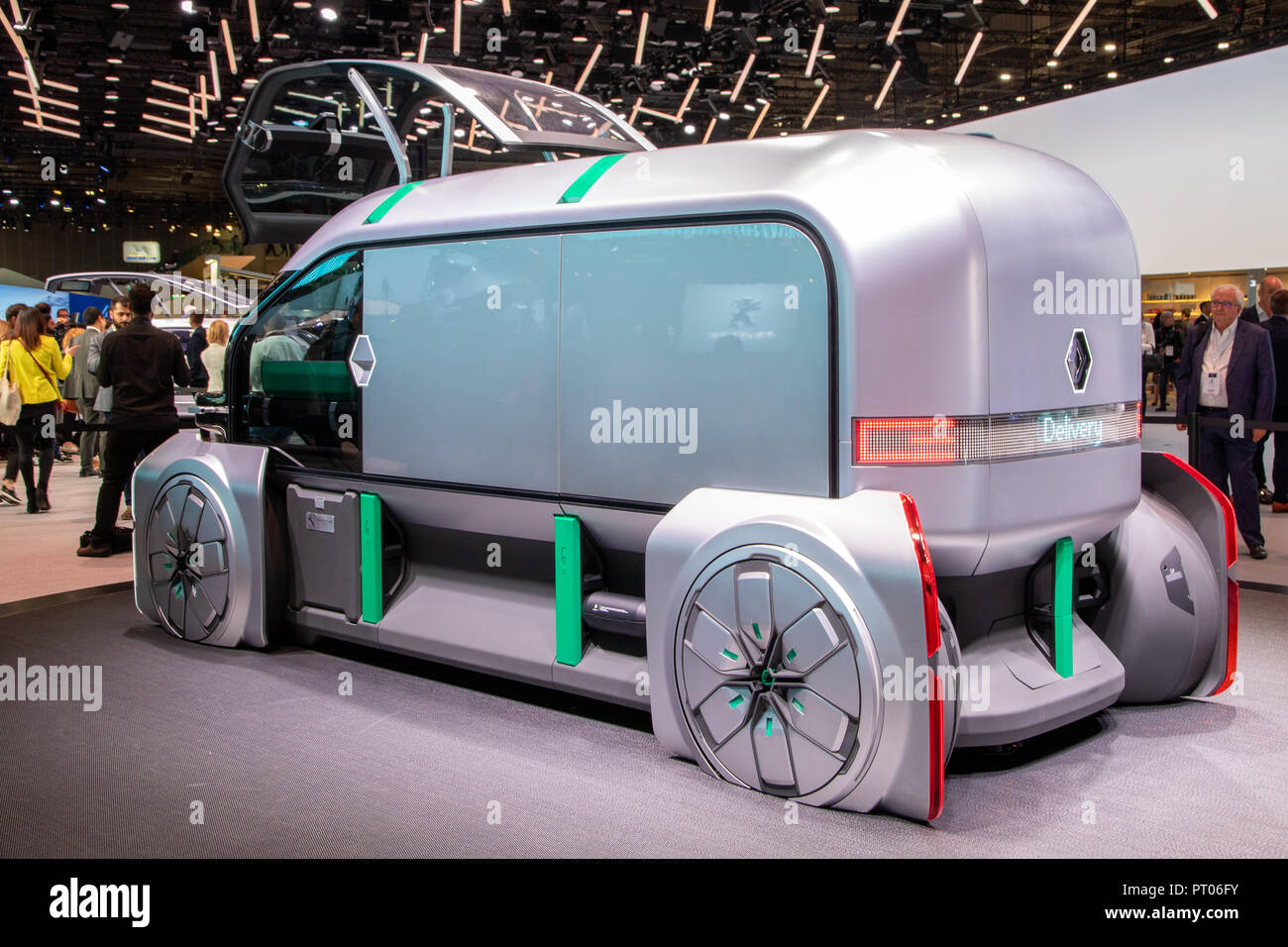 PARIS - OCT 2, 2018: Renault EZ-Pro concept truck presented at the ...