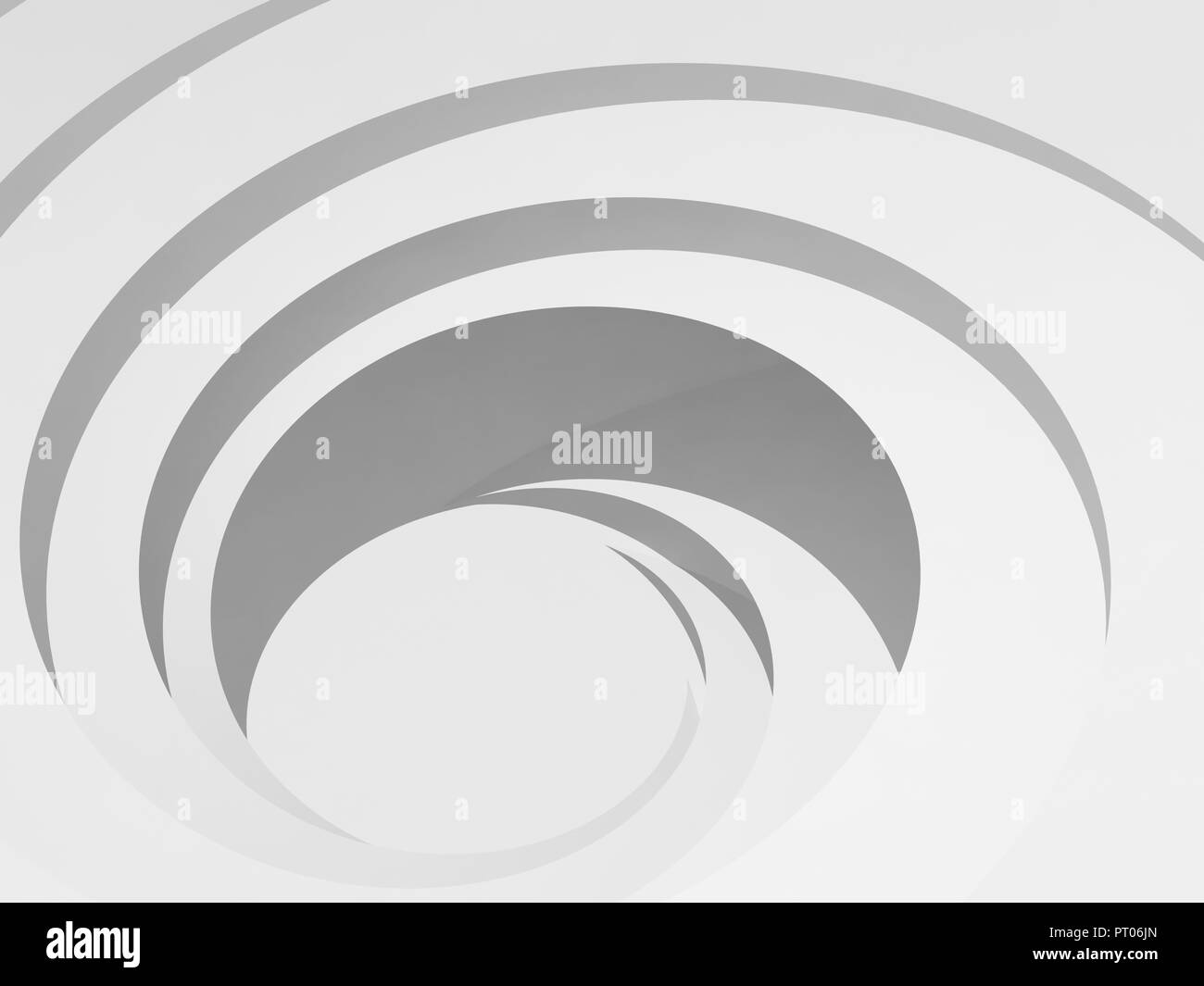 White spiral hole, background pattern. Abstract digital illustration ...