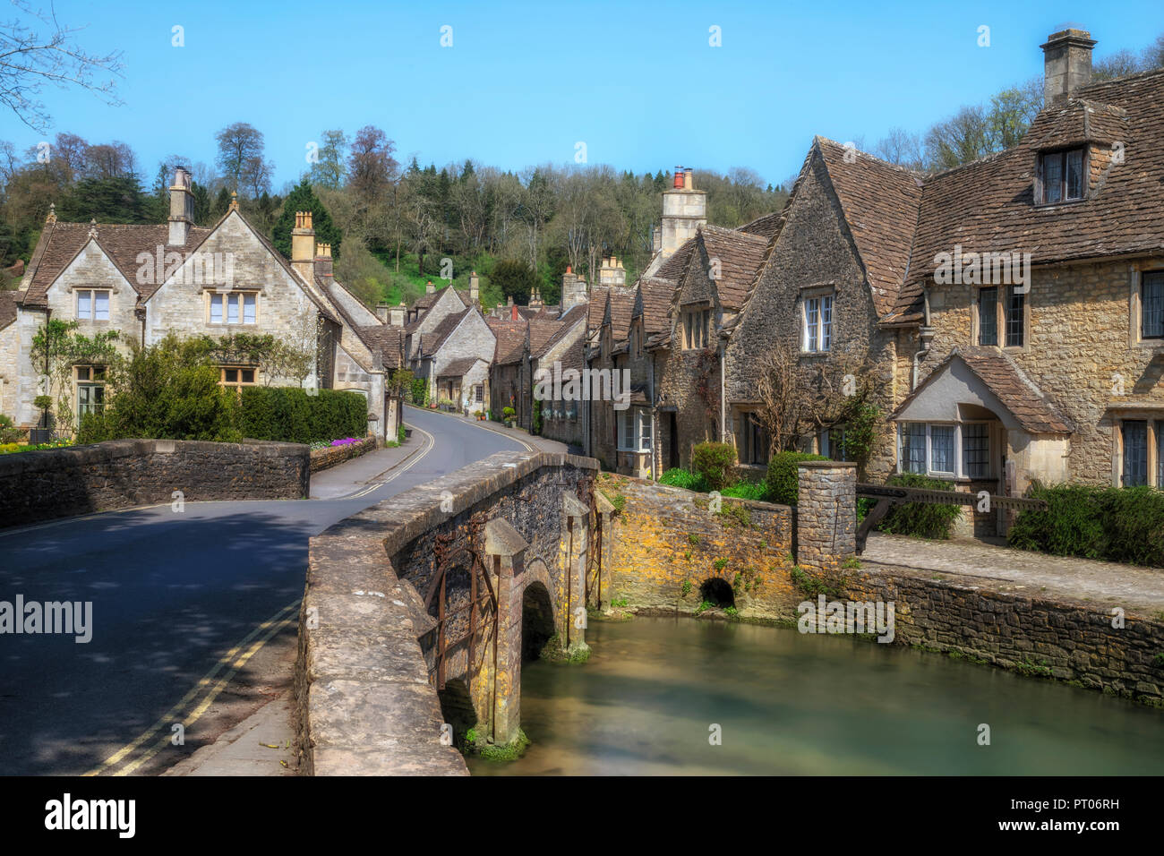 Castle Combe, Wiltshire, Cotswolds, UK, Europe Stock Photo - Alamy