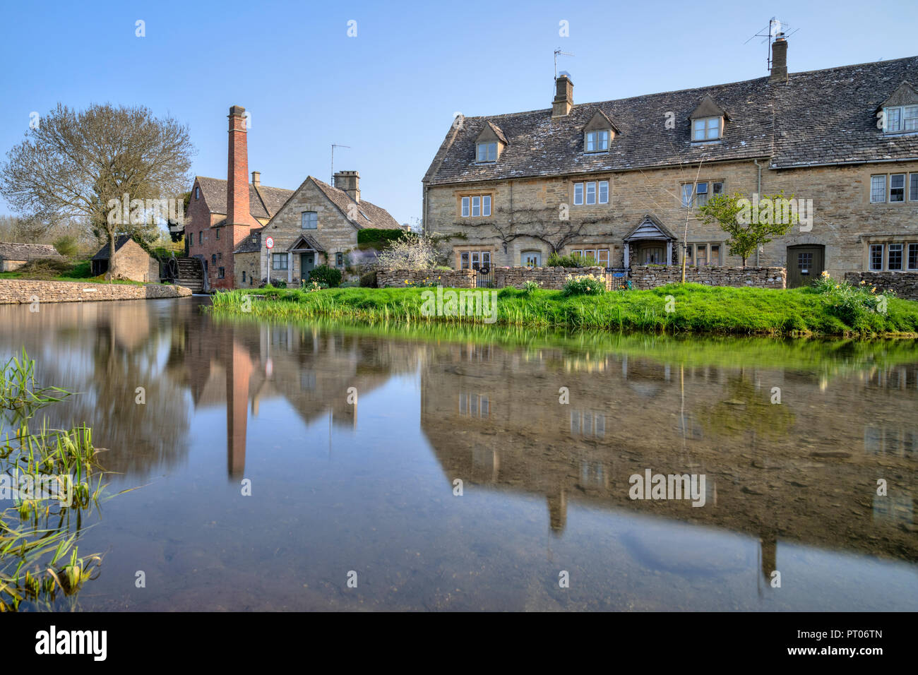 Lower Slaughter, Cotswold, Gloucestershire, England, UK Stock Photo - Alamy