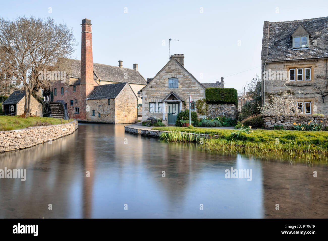Lower Slaughter, Cotswold, Gloucestershire, England, UK Stock Photo - Alamy