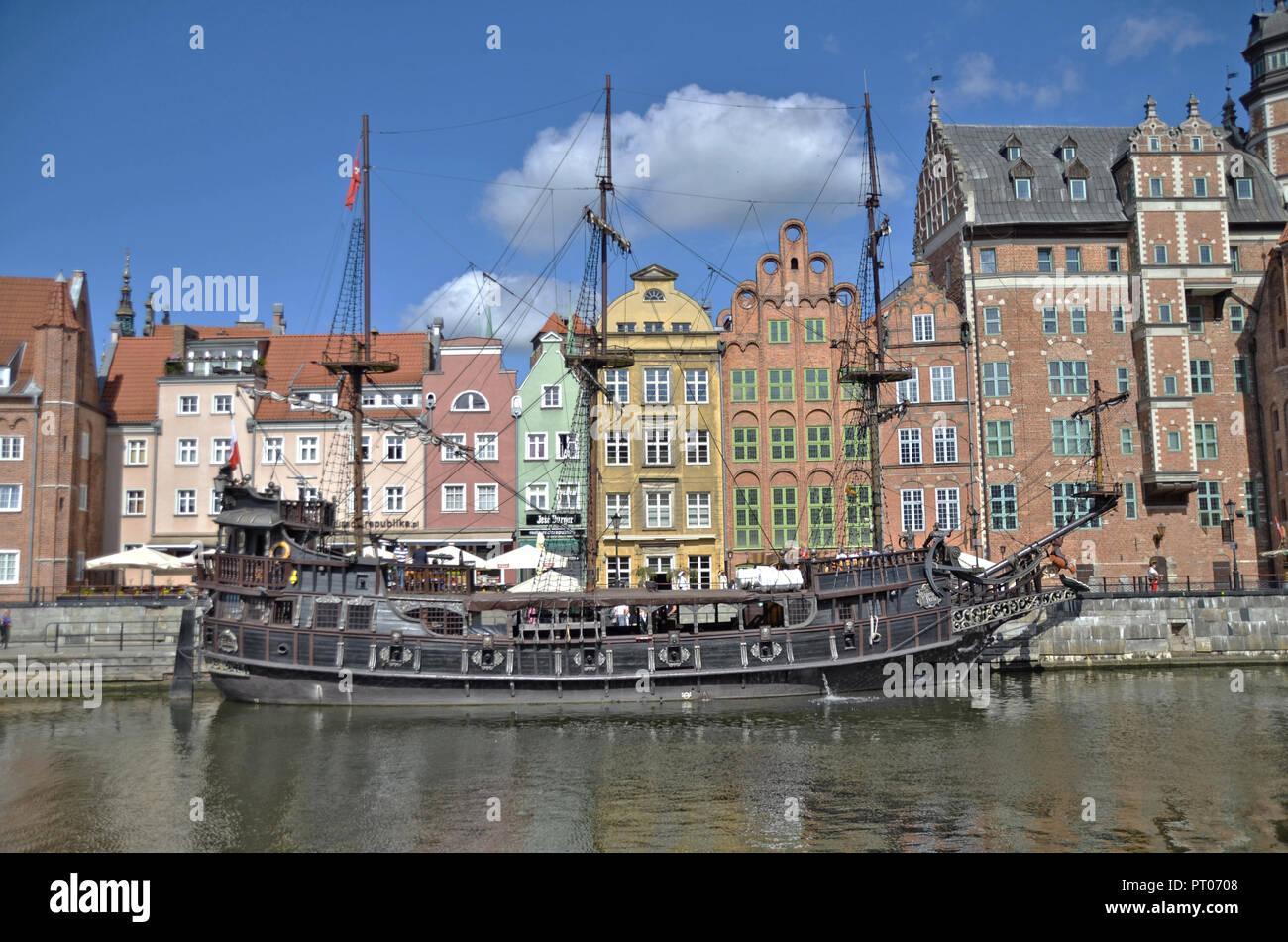 Ship to Danzig Stock Photo - Alamy
