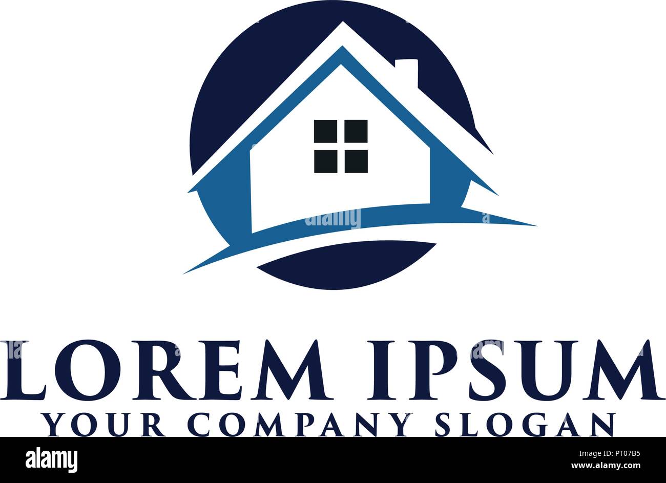 Real estate logo design concept template Stock Vector Image & Art - Alamy