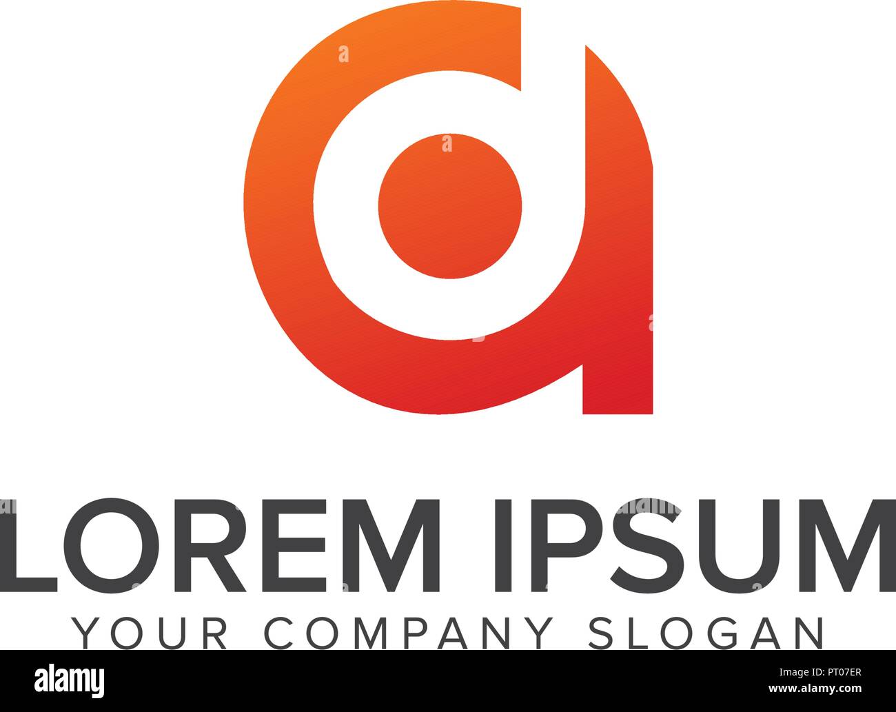 D a logo Stock Vector Images - Alamy