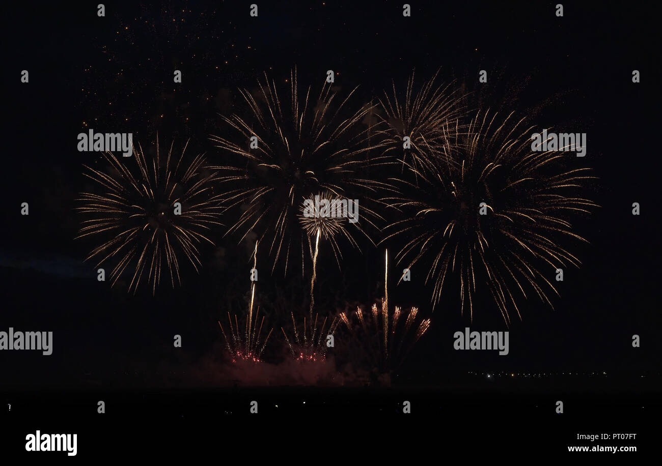 Animation countdown fireworks on black hi-res stock photography and ...