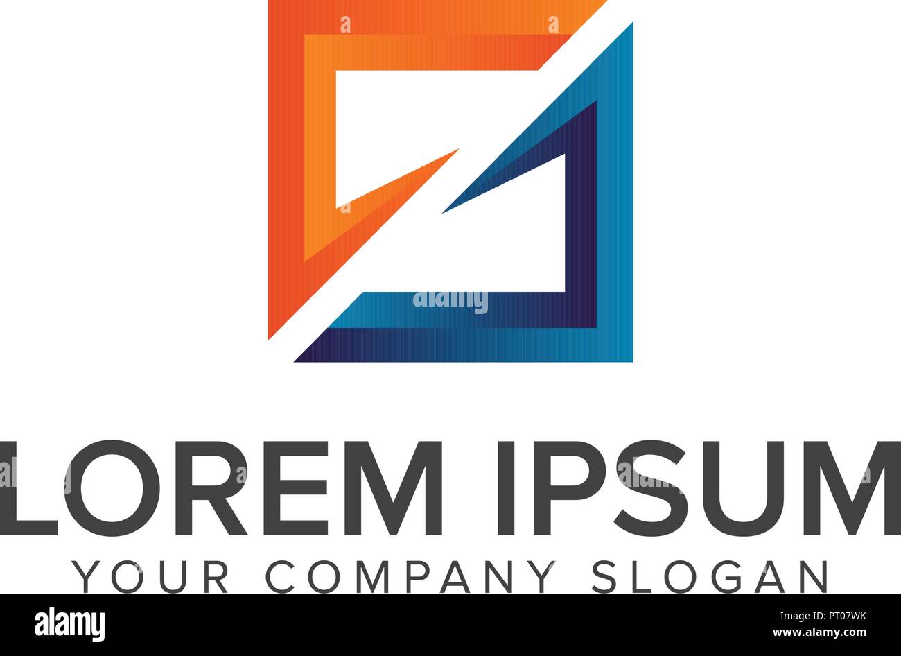 letter s logo, square shape design concept template Stock Vector Image ...