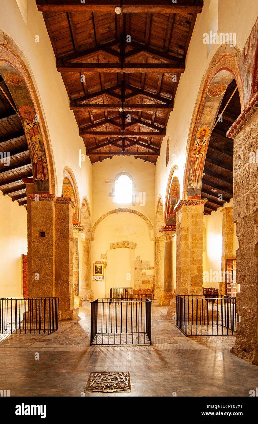 Italy Calabria San Demetrio Corone (CS) Basilica of Sant'Adriano Stock ...