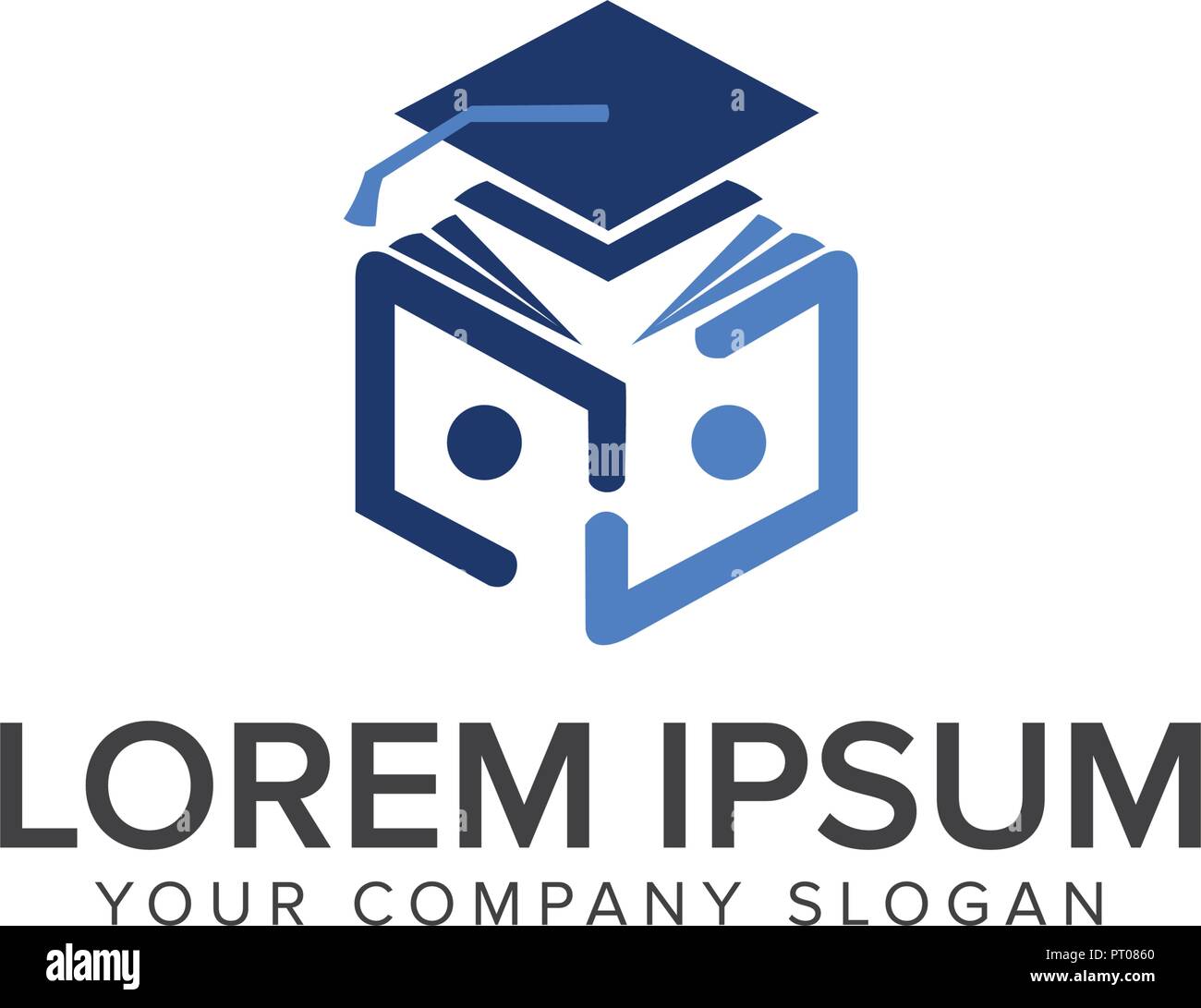 Education logo. Read book logo design concept template Stock Vector ...