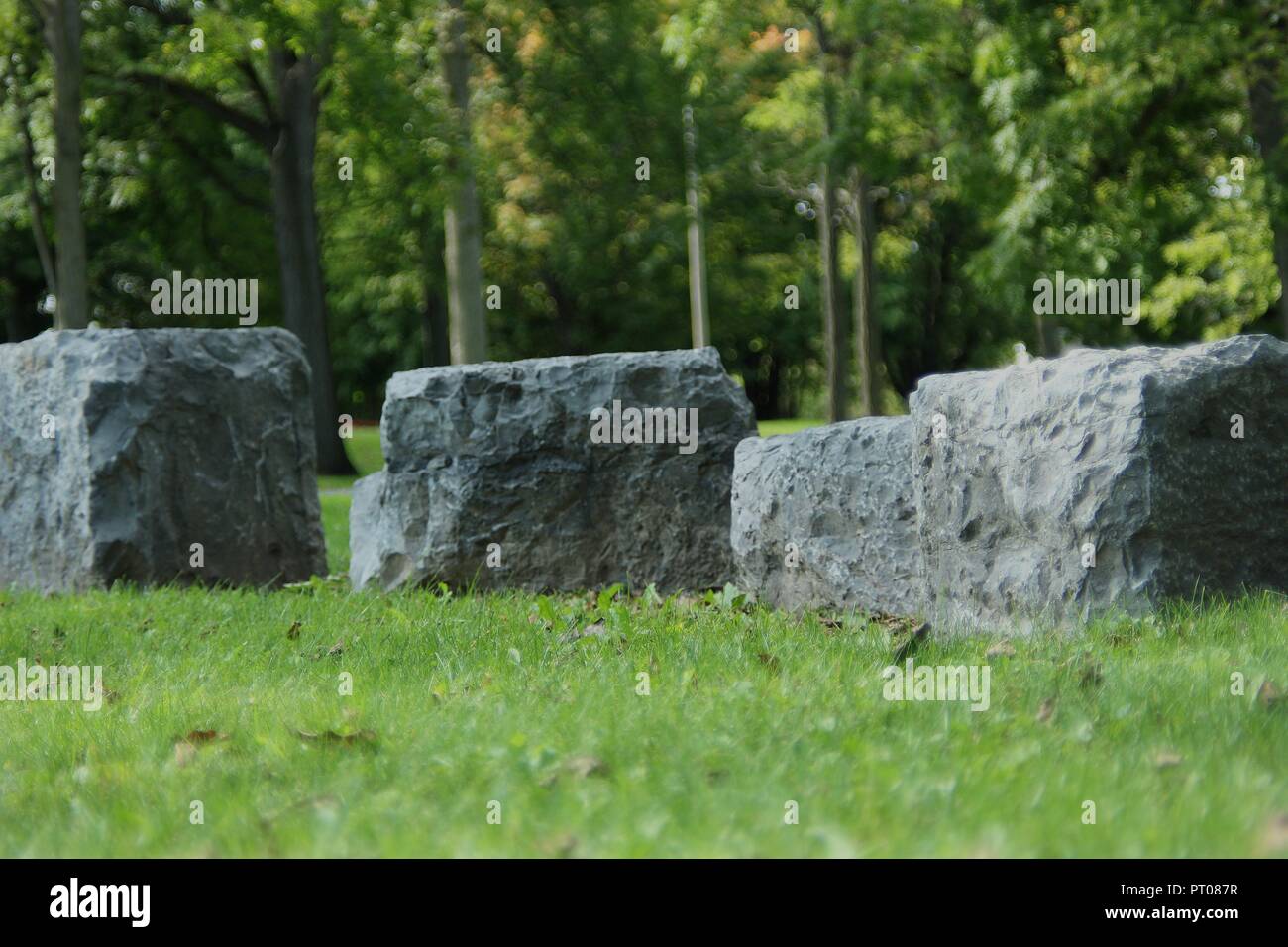 Large stones in the grass hi-res stock photography and images - Alamy