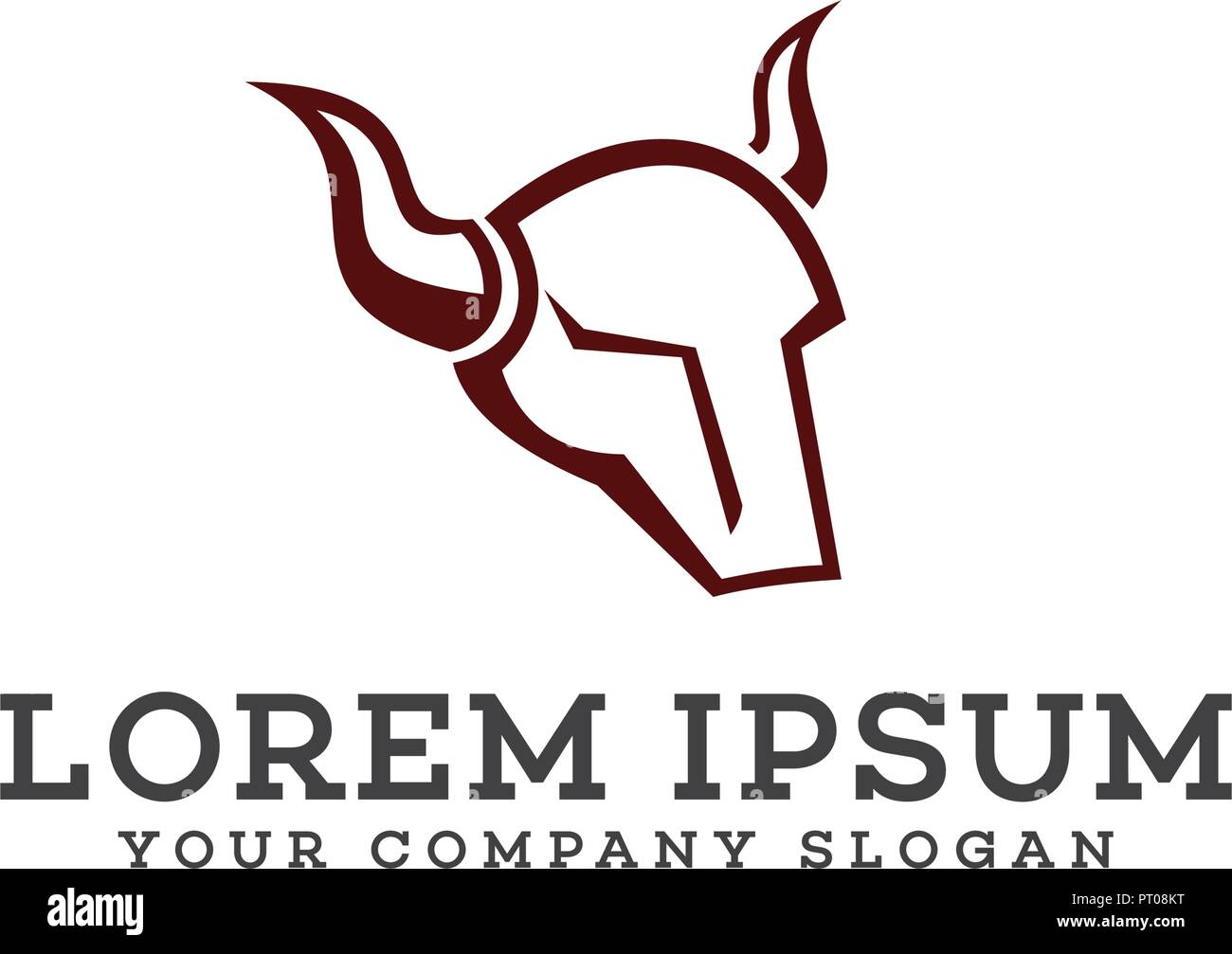 bull logo design concept template Stock Vector Image & Art - Alamy