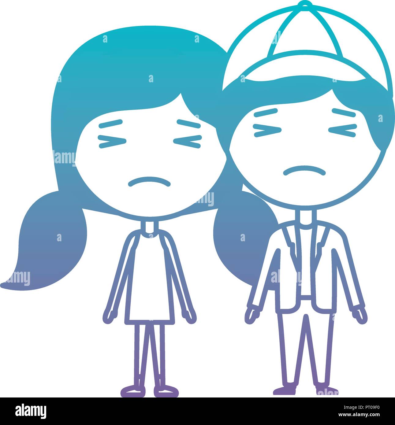 Woman crying man girlfriend Stock Vector Images - Alamy