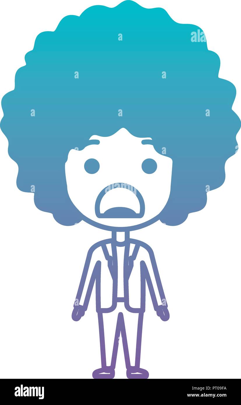 cartoon man angry kawaii character Stock Vector Image & Art - Alamy