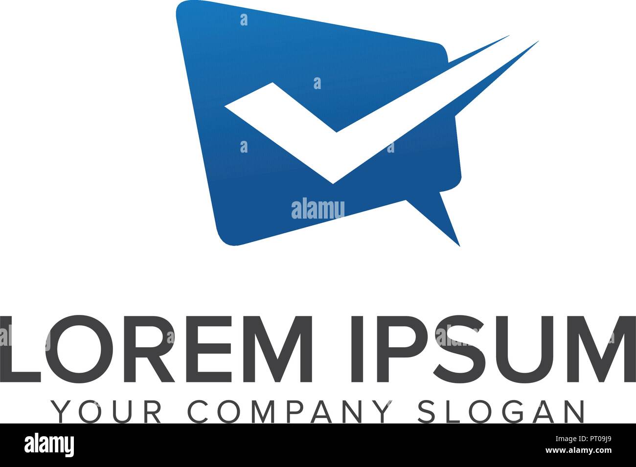 Checkmark delivery Stock Vector Images - Alamy