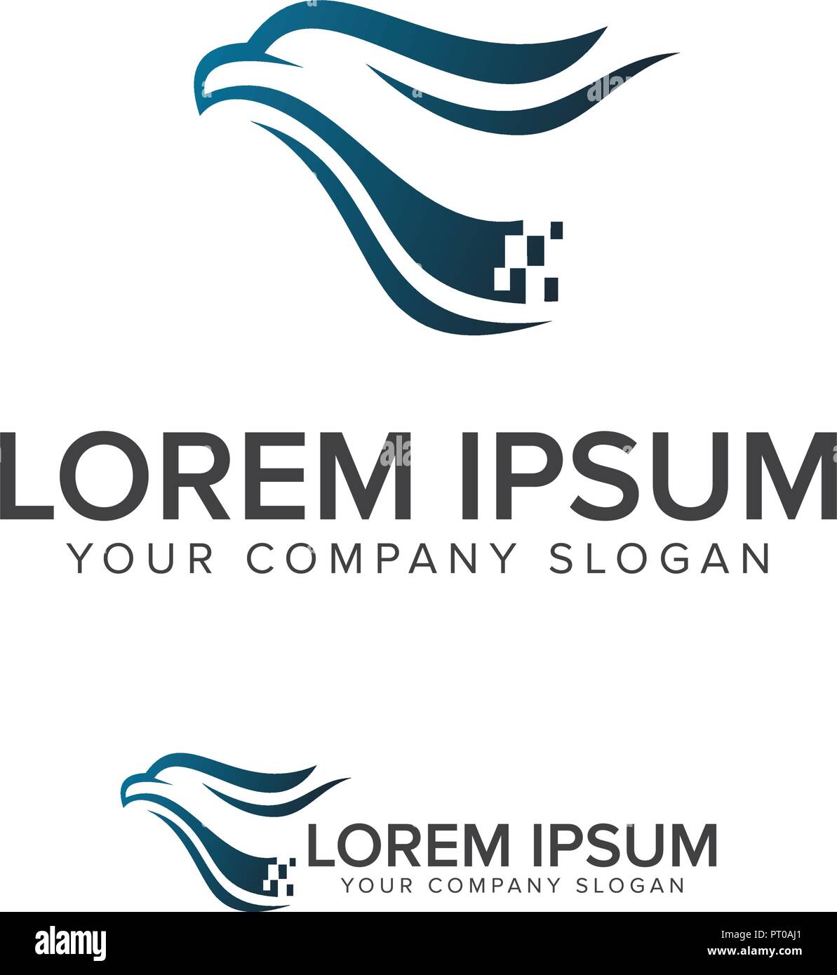 bird technology logo design concept template Stock Vector Image & Art ...