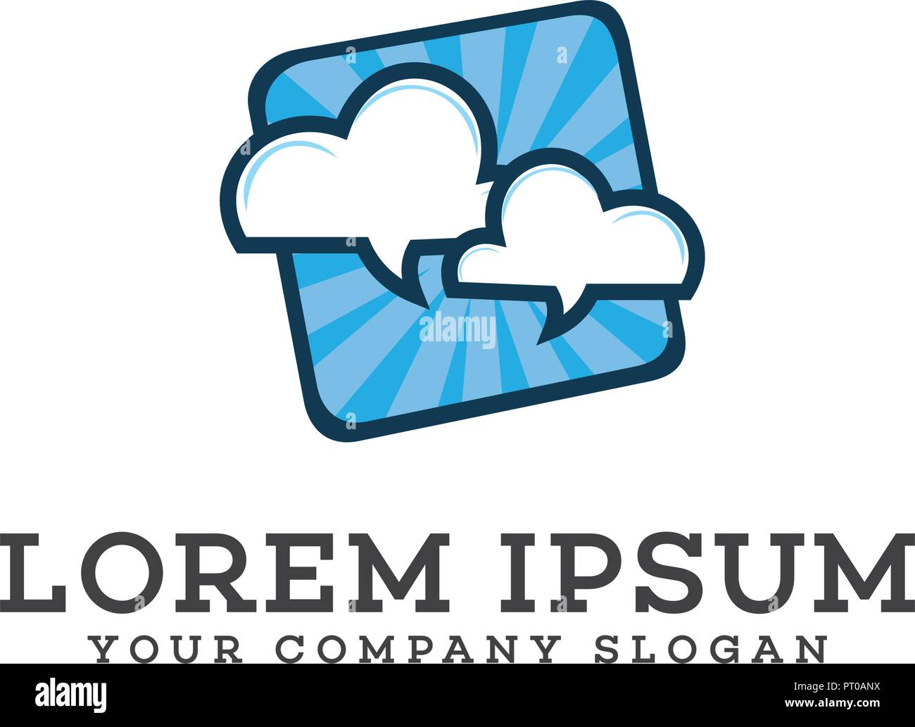 Communications cloud logo design concept template Stock Vector Image ... Communications cloud logo design concept template Stock Vector Image ...