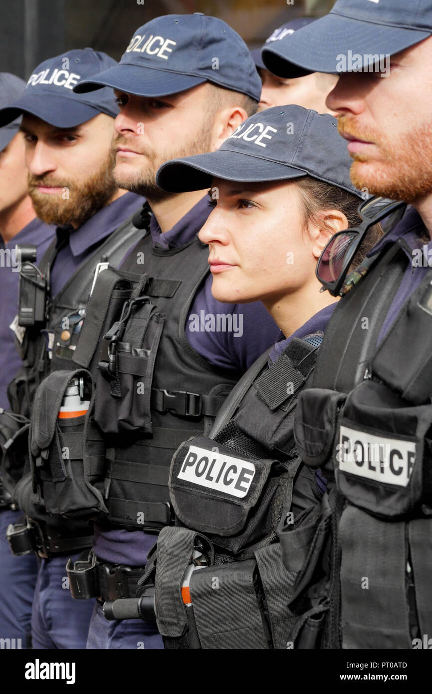 First appearance of Specialized Field Police Brigade (BST), Lyon ...