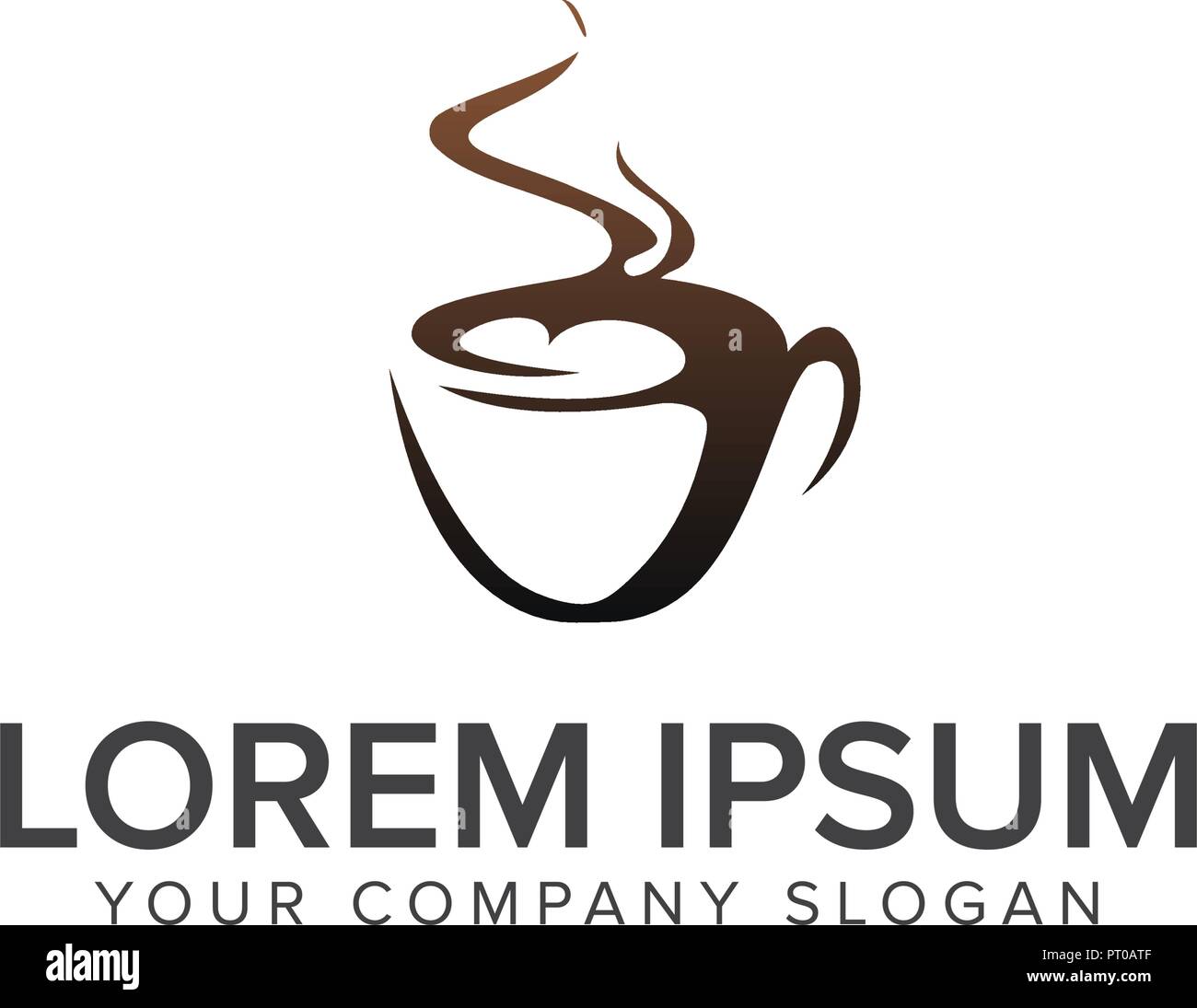 Drink Coffee logo design concept template Stock Vector Image & Art - Alamy