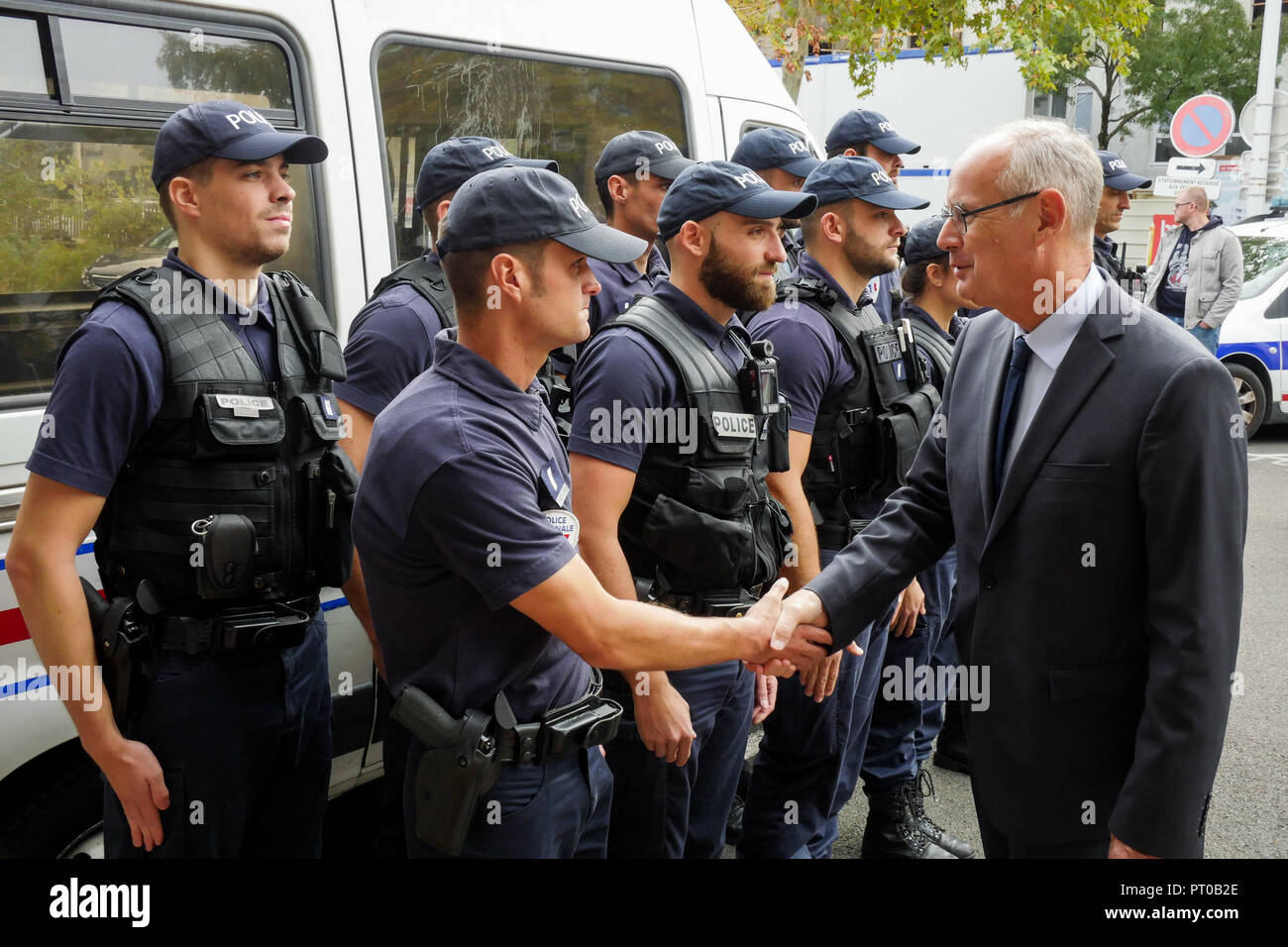 First appearance of Specialized Field Police Brigade (BST), Lyon ...