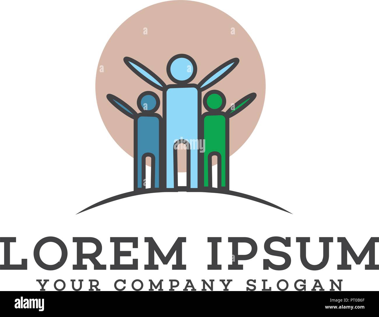 people Business and Consulting logo. teamwork communication group logo ...