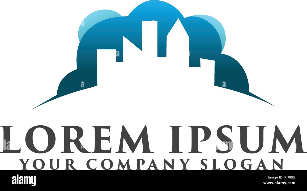 building logo design concept template. Architectural Construction logo ...