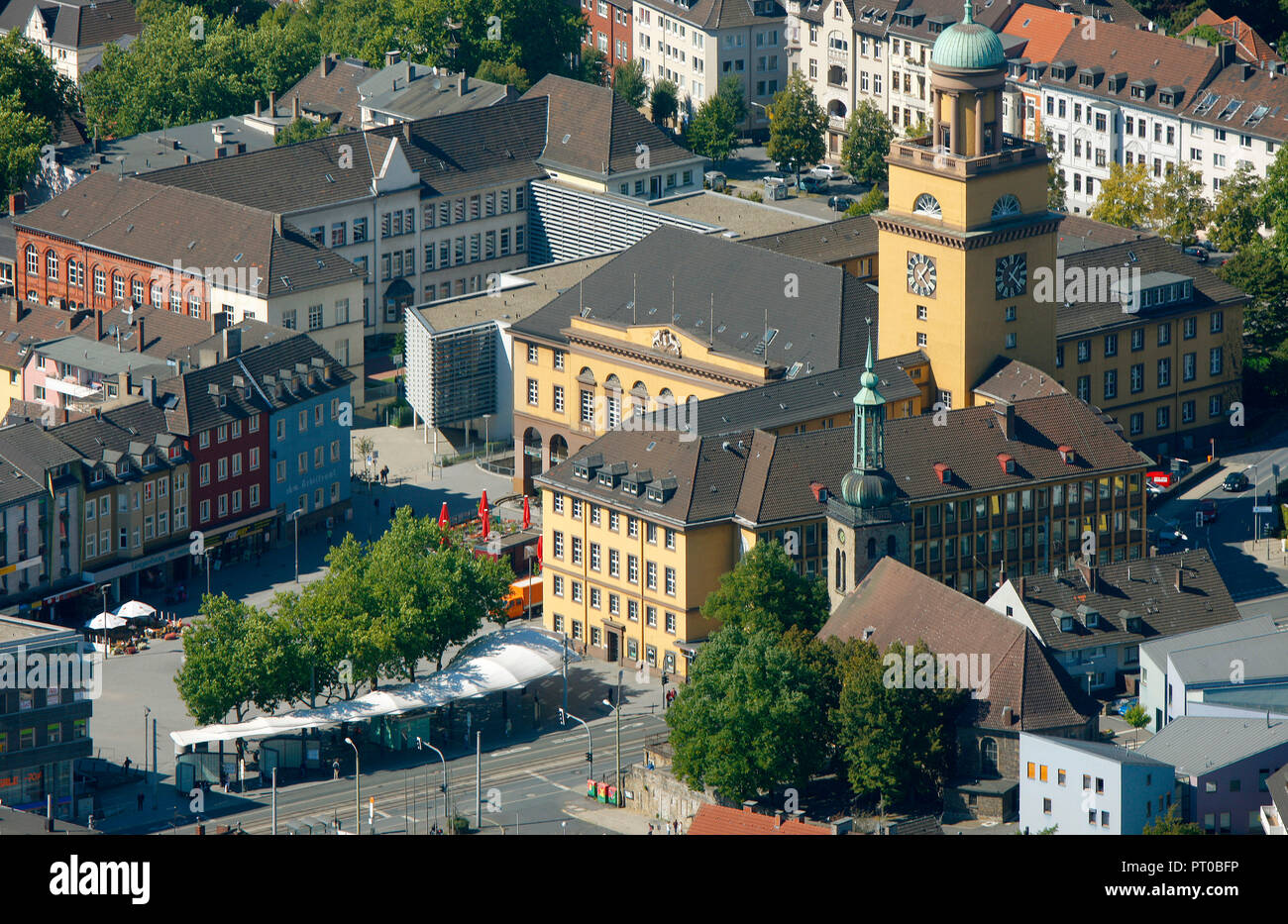 Witten overview with town hall hi-res stock photography and images - Alamy