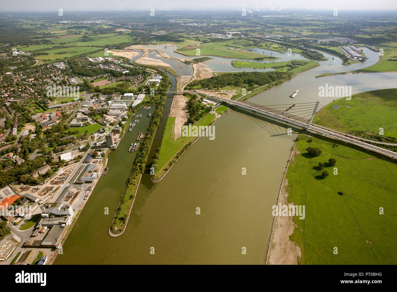 Rhine bridge wesel germany hi-res stock photography and images - Alamy