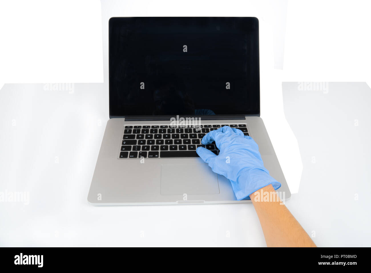 Scientist doing research on computer Stock Photo - Alamy