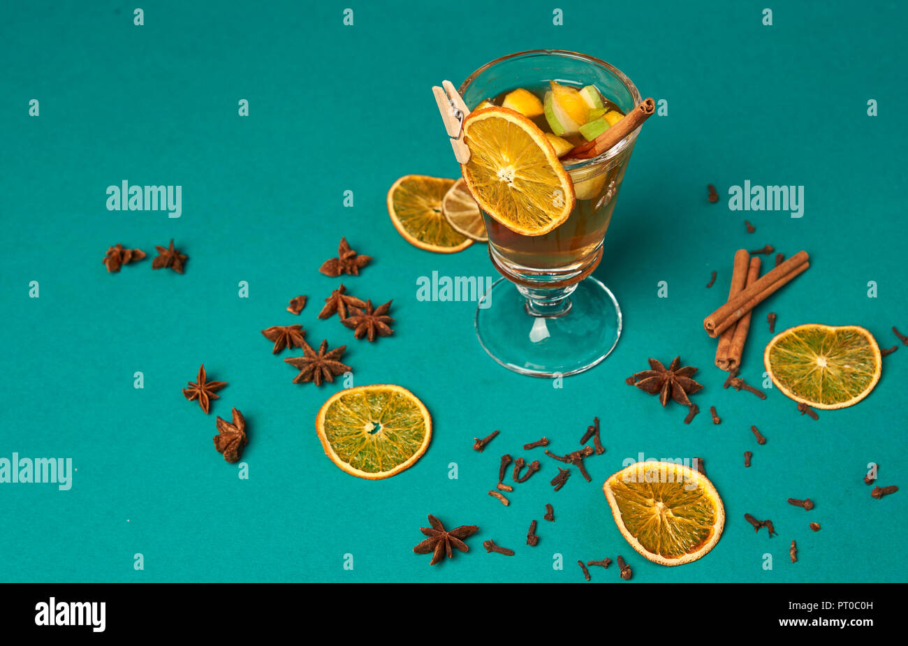 fruit punch on the table Stock Photo - Alamy