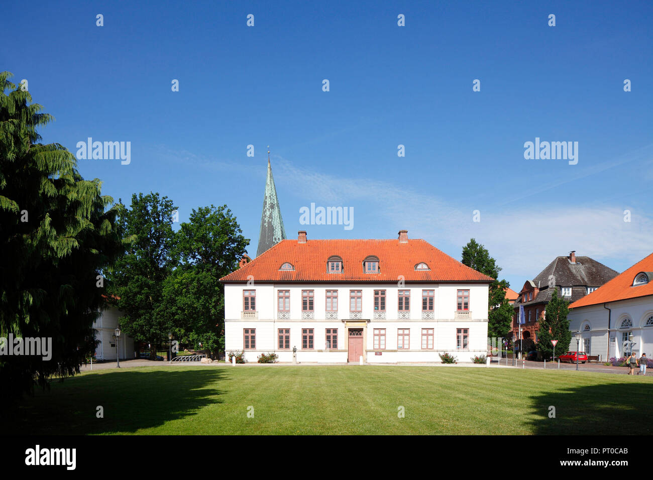 State library in the former Kavalierhaus, Eutin, Schleswig-Holstein ...