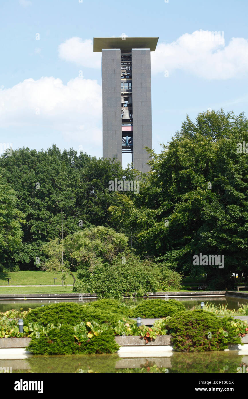 Carillon, clock tower in Tiergarten, Berlin, Germany, Europe Stock ...