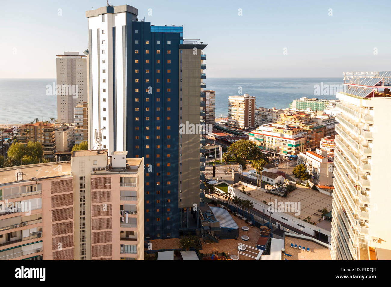 View of high rise building at beach hi-res stock photography and images ...