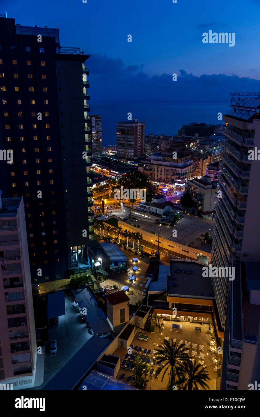 Benidorm night hi-res stock photography and images - Alamy