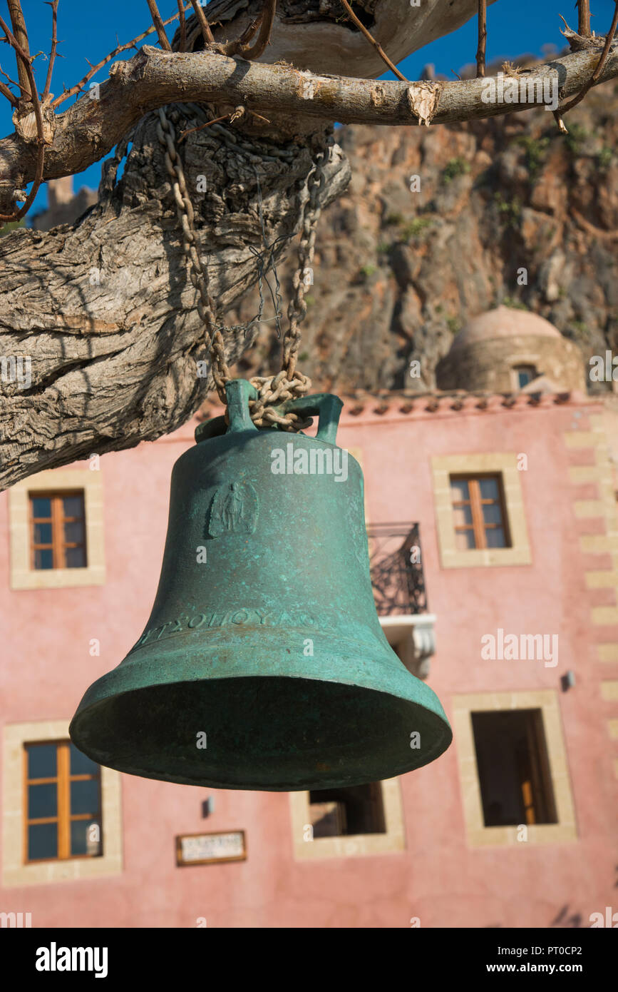 Old copper bell Stock Photo - Alamy