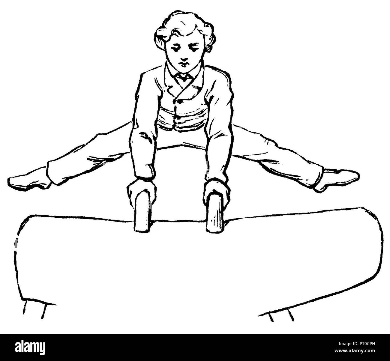 Horse jumping drawing hi-res stock photography and images - Alamy