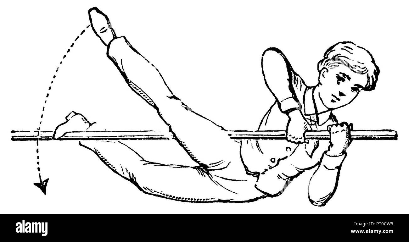 Gymnastics, stretching exercises: swimming slope wave obliquely forward ...