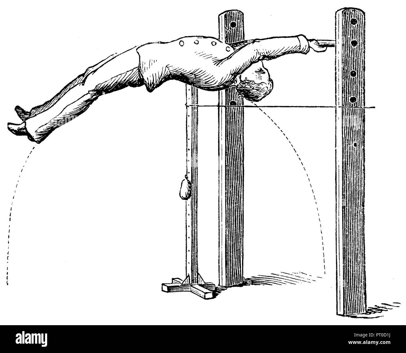 Horizontal Bar Gymnastics Cut Out Stock Images And Pictures Alamy