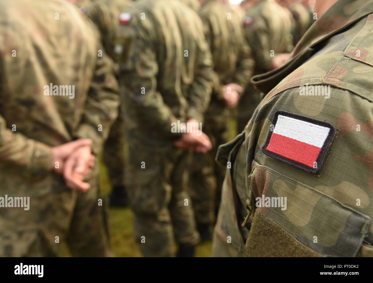 Polish army soldiers wear hi-res stock photography and images - Alamy