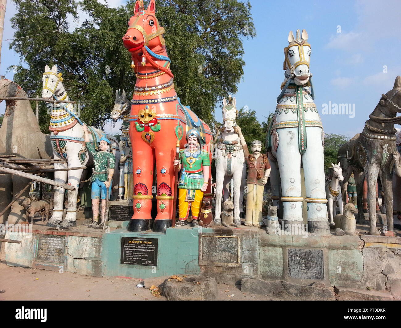 South Indian God Idols in Indian Temples Stock Photo - Alamy