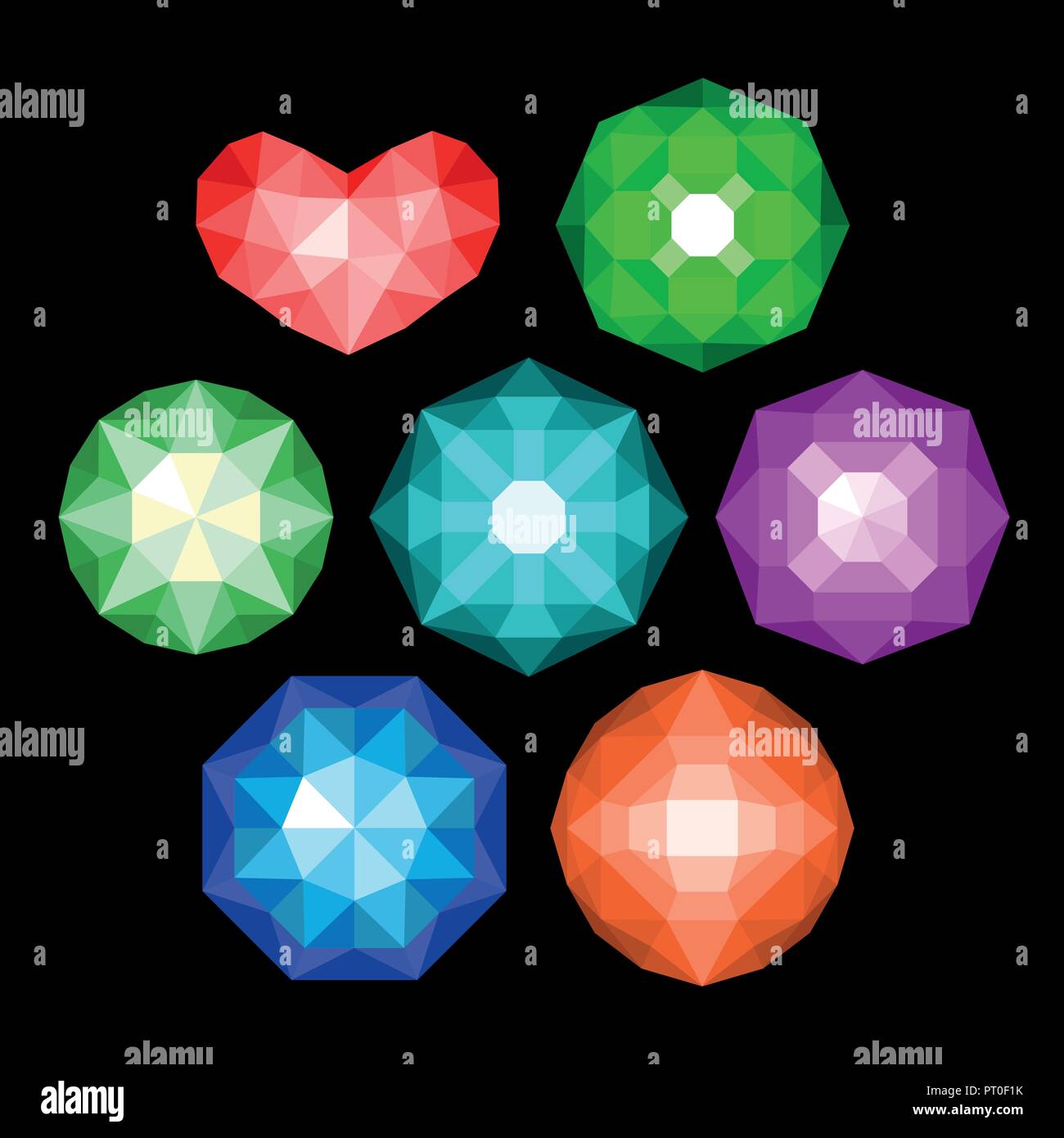 Green topaz Stock Vector Images - Alamy